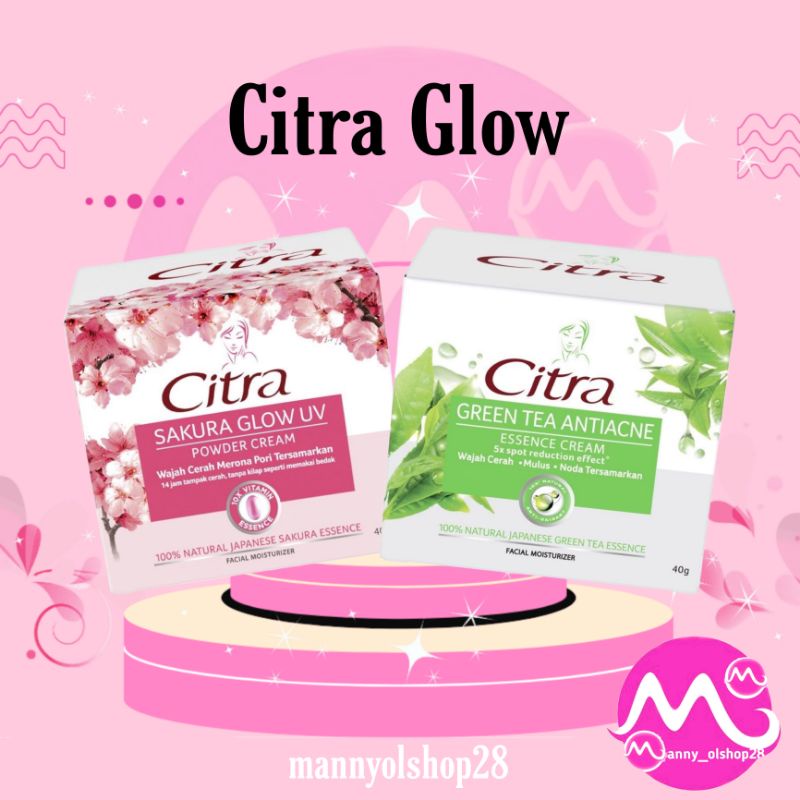 Jual Citra Cream Wajah Green Tea Anti Acne Moisturizer - 40g | Shopee ...