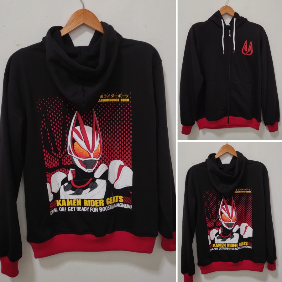 Jual JAKET JACKET HOODIE KAMEN RIDER GEATS MAGNUM BOOST FORM | Shopee ...