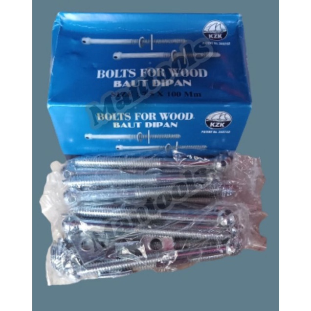 Jual Baut Dipan kasur ranjang dari kayu KZK 7,5 x 100mm Tempat Tidur ...