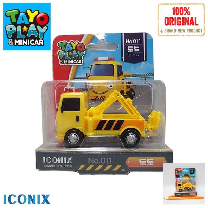 Jual Iconix Tayo The Little Bus Play Minicar Toto Towing Car Korean Toys | Shopee Indonesia