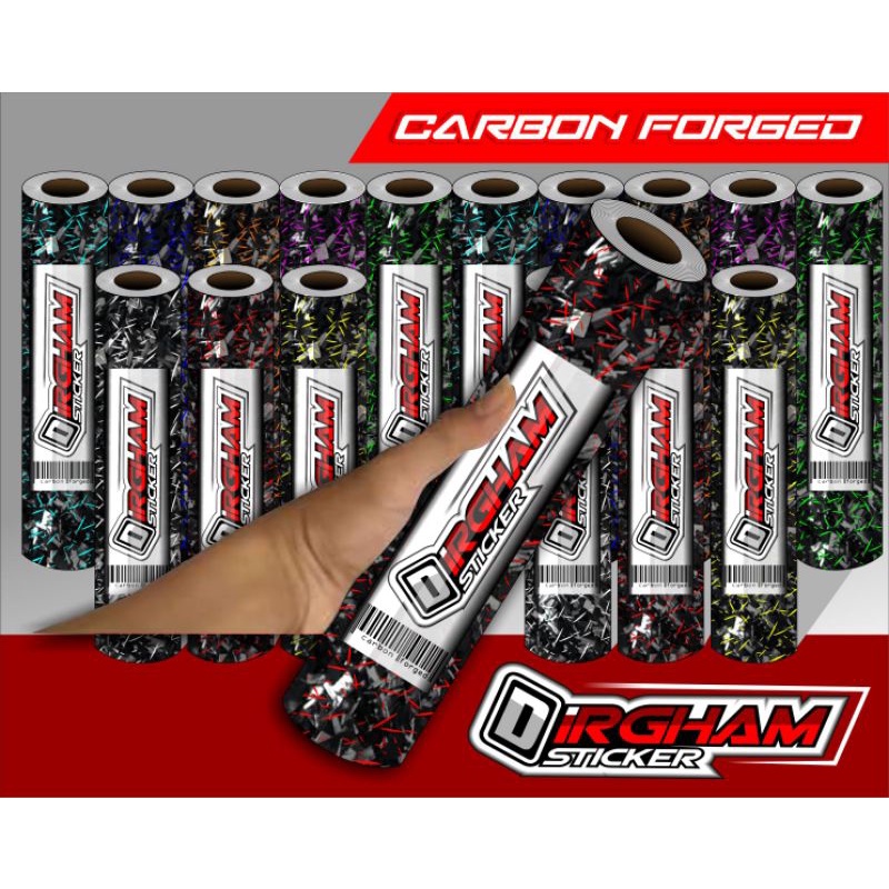 Jual STICKER stiker Carbon Forged, Stiker kekinian, STICKER viral ...