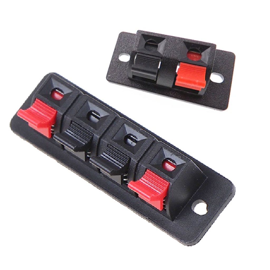 Jual SOKET KONEKTOR TERMINAL KABEL SPEAKER 2 4 SLOT PIN KAKI JEPIT ...