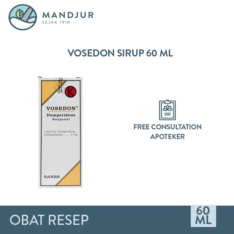 Jual Vosedon Sirup 60 ml | Shopee Indonesia