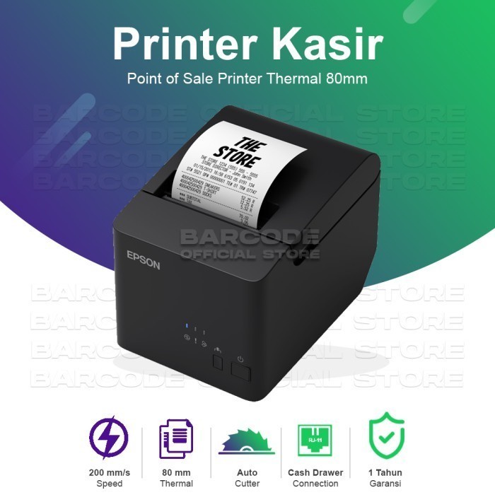 Jual PRINTER THERMAL EPSON TM-T82X TMT82X TMT 82X PORT USB LAN SERIAL ...