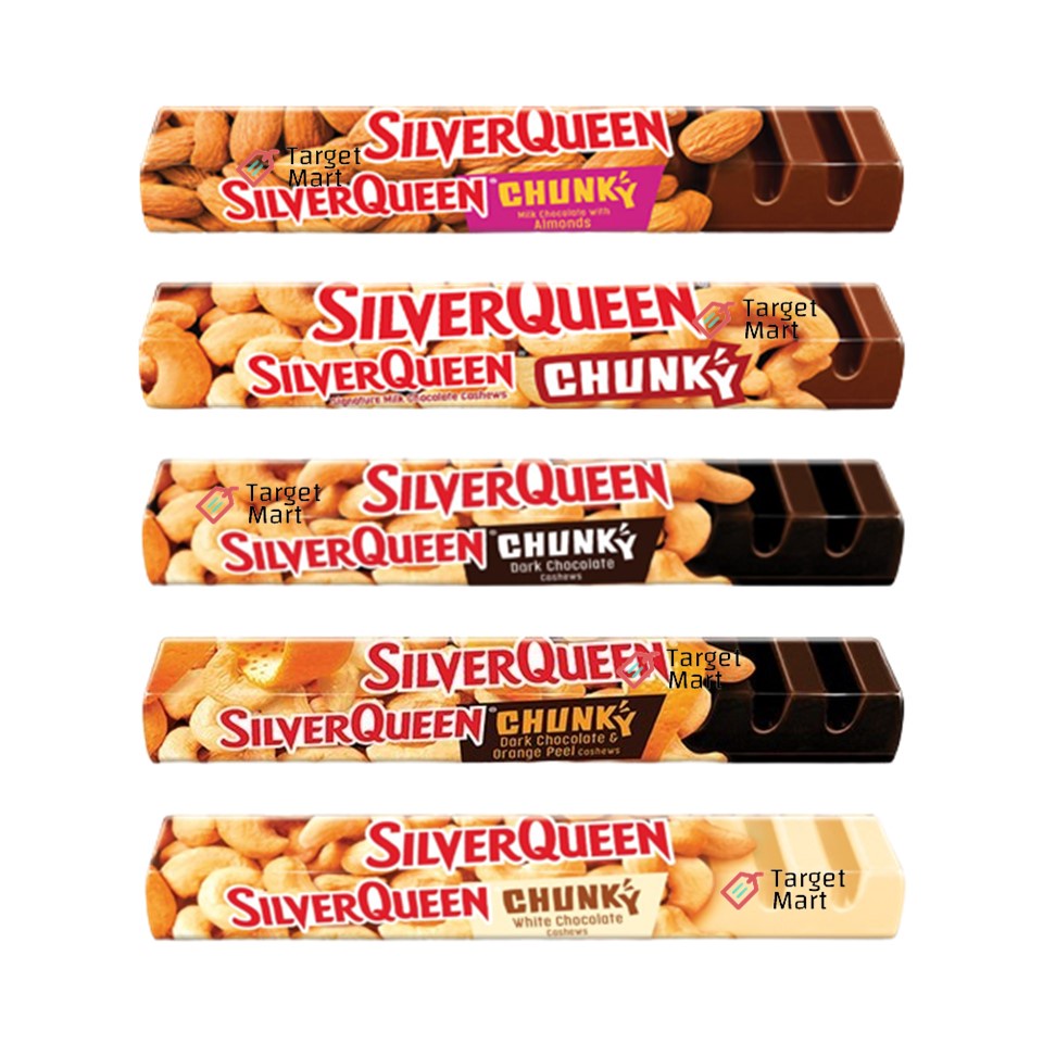 Jual SilverQueen Chunky Bar Cokelat Batang Berbagai Varian Pilih Rasa ...