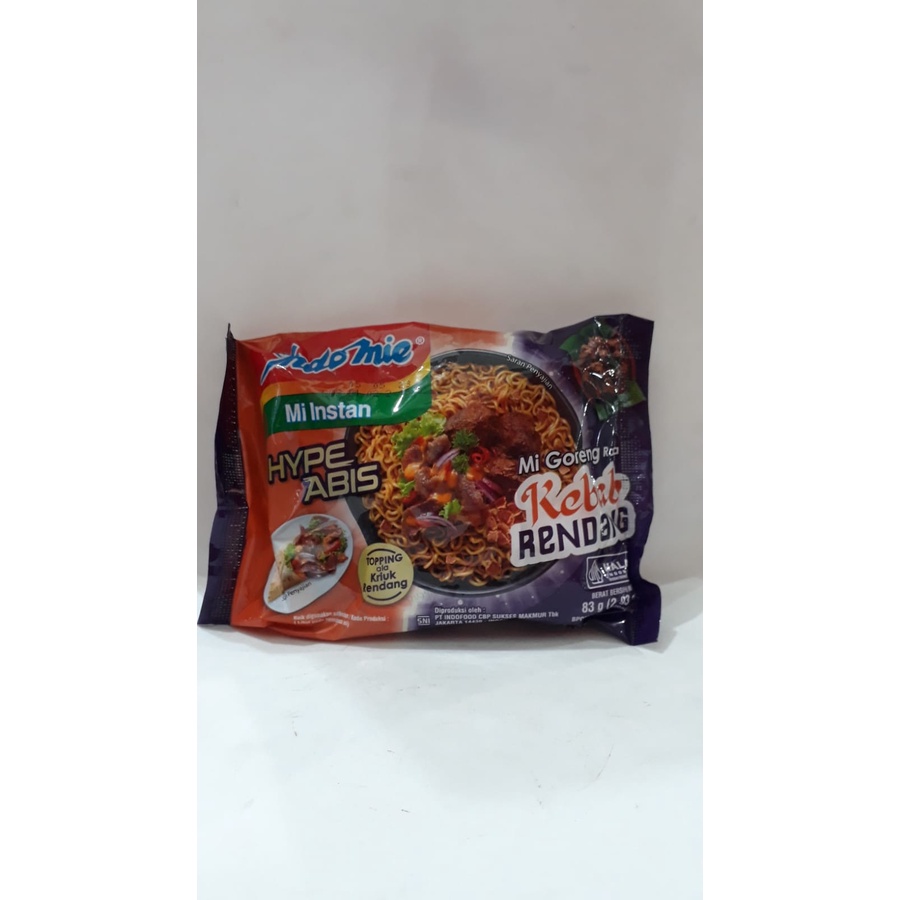 Jual INDOMIE MI GORENG RASA KEBAB RENDANG 83G | Shopee Indonesia