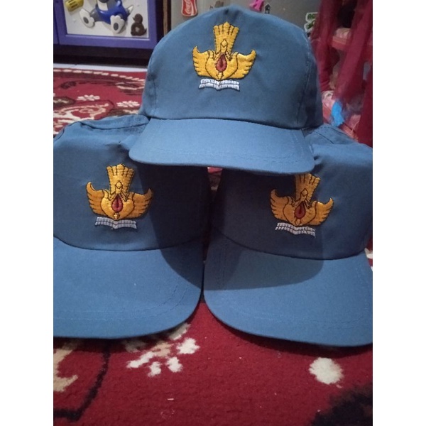Jual Topi sekolah SMA Topi sekolah logo bordir | Shopee Indonesia