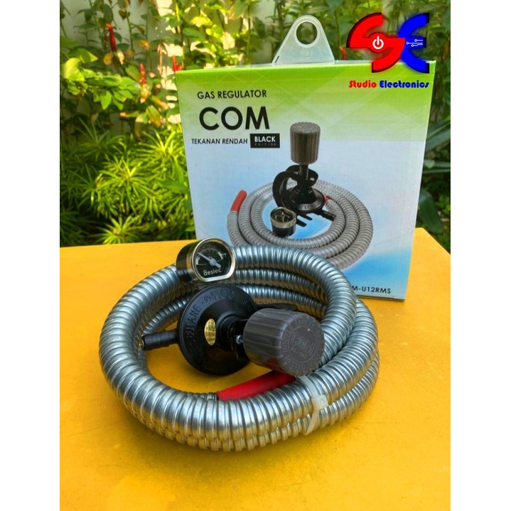 Jual SELANG GAS PAKET REGULATOR METER DESTEC COM-201 MSS | Shopee Indonesia