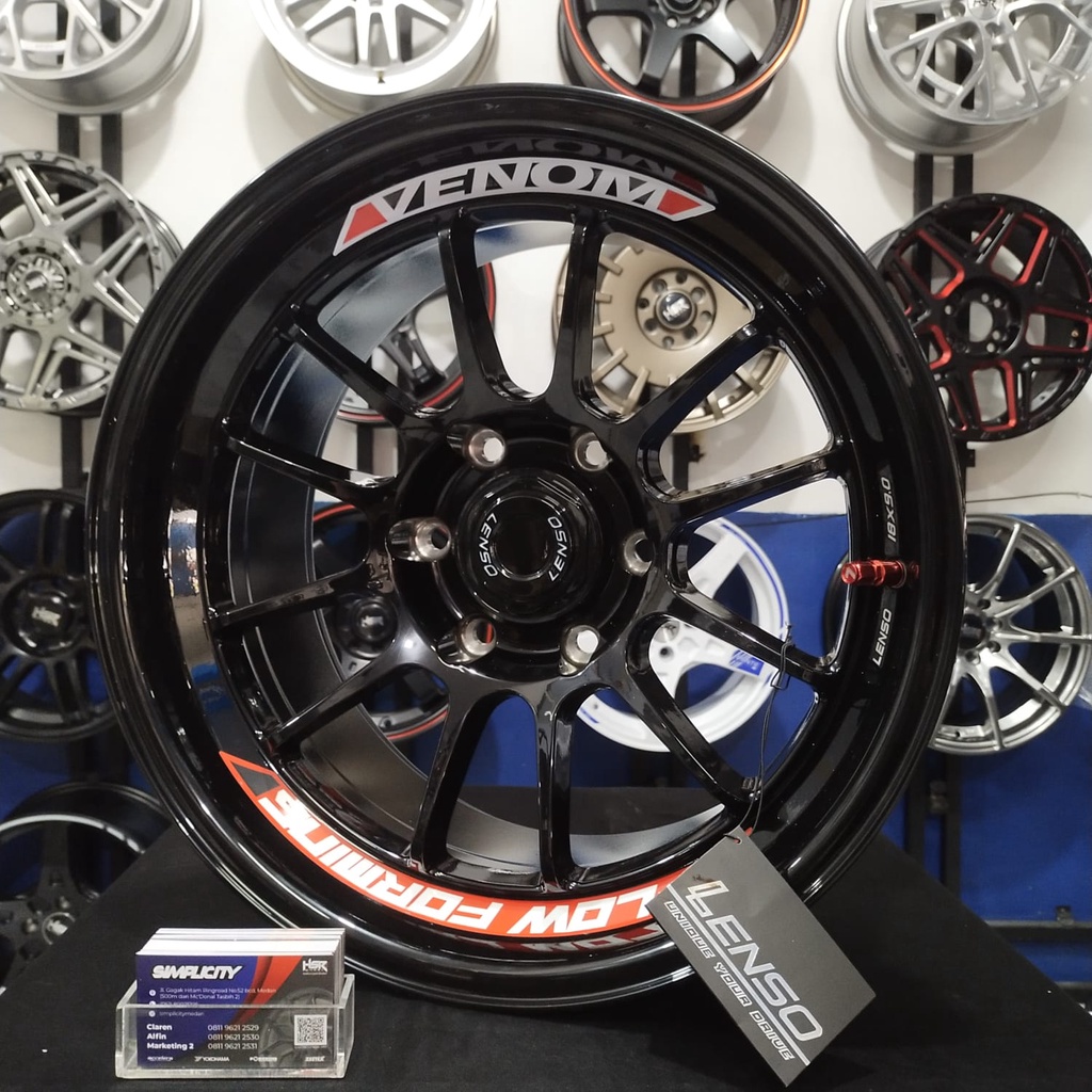 Jual Velg Mobil Lenso Venom R18 Flow Forming Limited Edision Dmax ...
