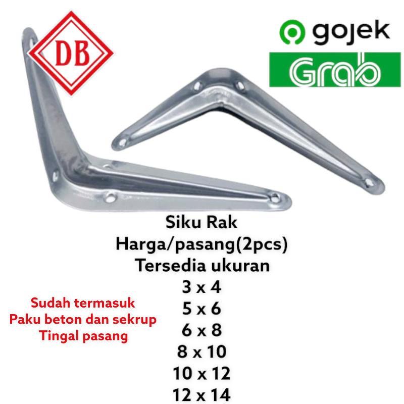Jual HARGA/PASANG BESI SIKU RAK/SIKU AMBALAN/Tersedia ukuran 3x4-5x6 ...