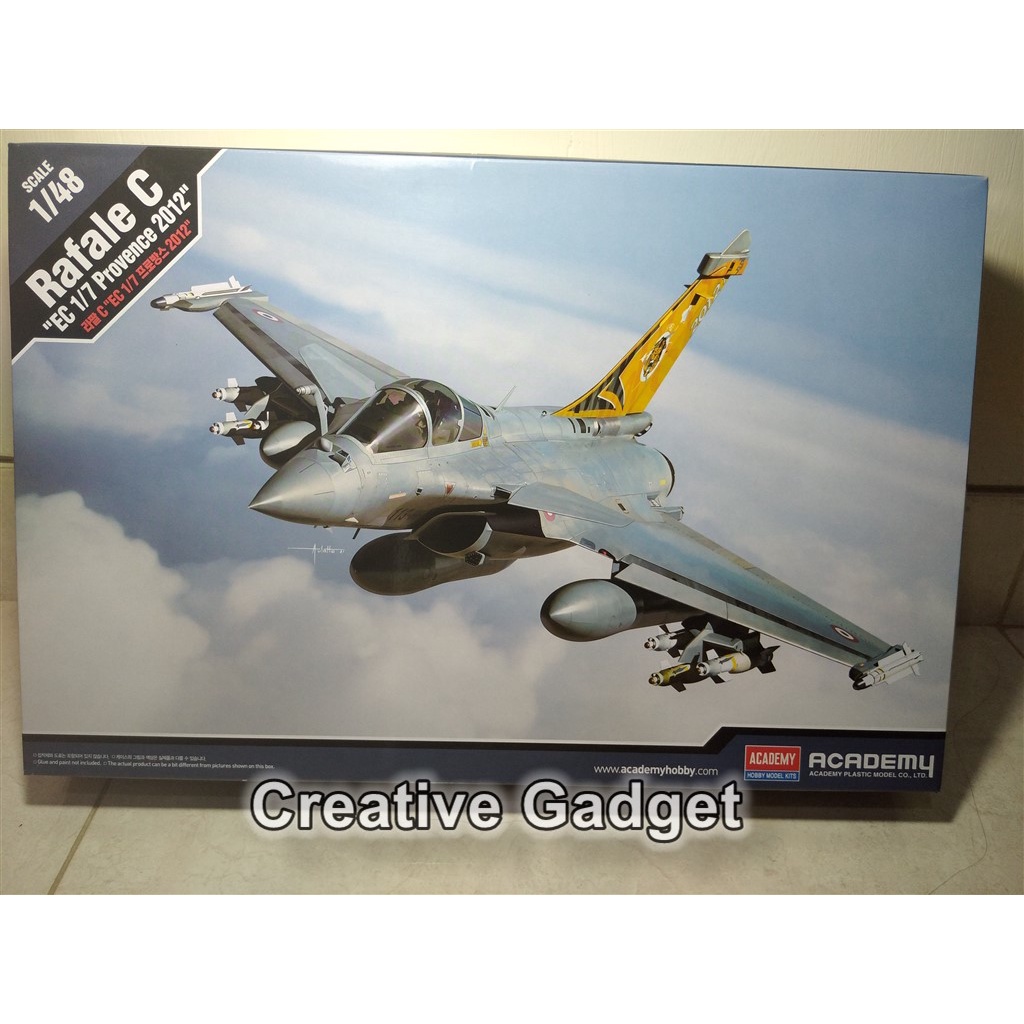 Jual Pesawat Tempur Dassault Rafale C Aircraft - Model kit Academy 1/48 ...