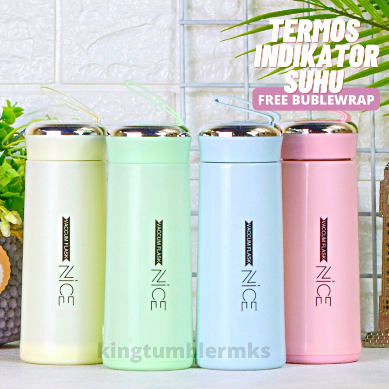 Jual Botol Minuman Kaca Nice 400ML Cover Plastik Cantik - Botol Nice ...