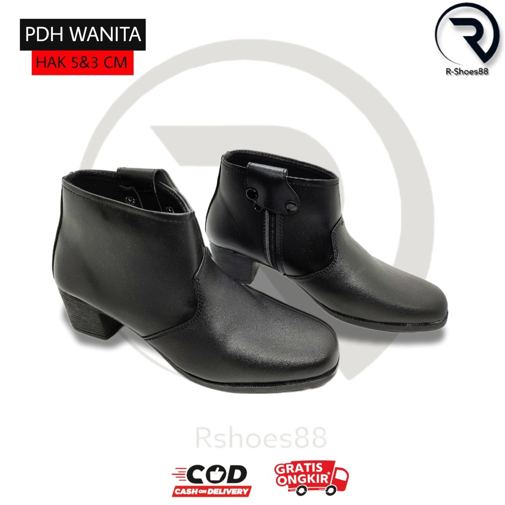 Jual Sepatu PDH Sus Wanita Sepatu Pdh Polwan Pdl Secwan Sepatu PDH ...