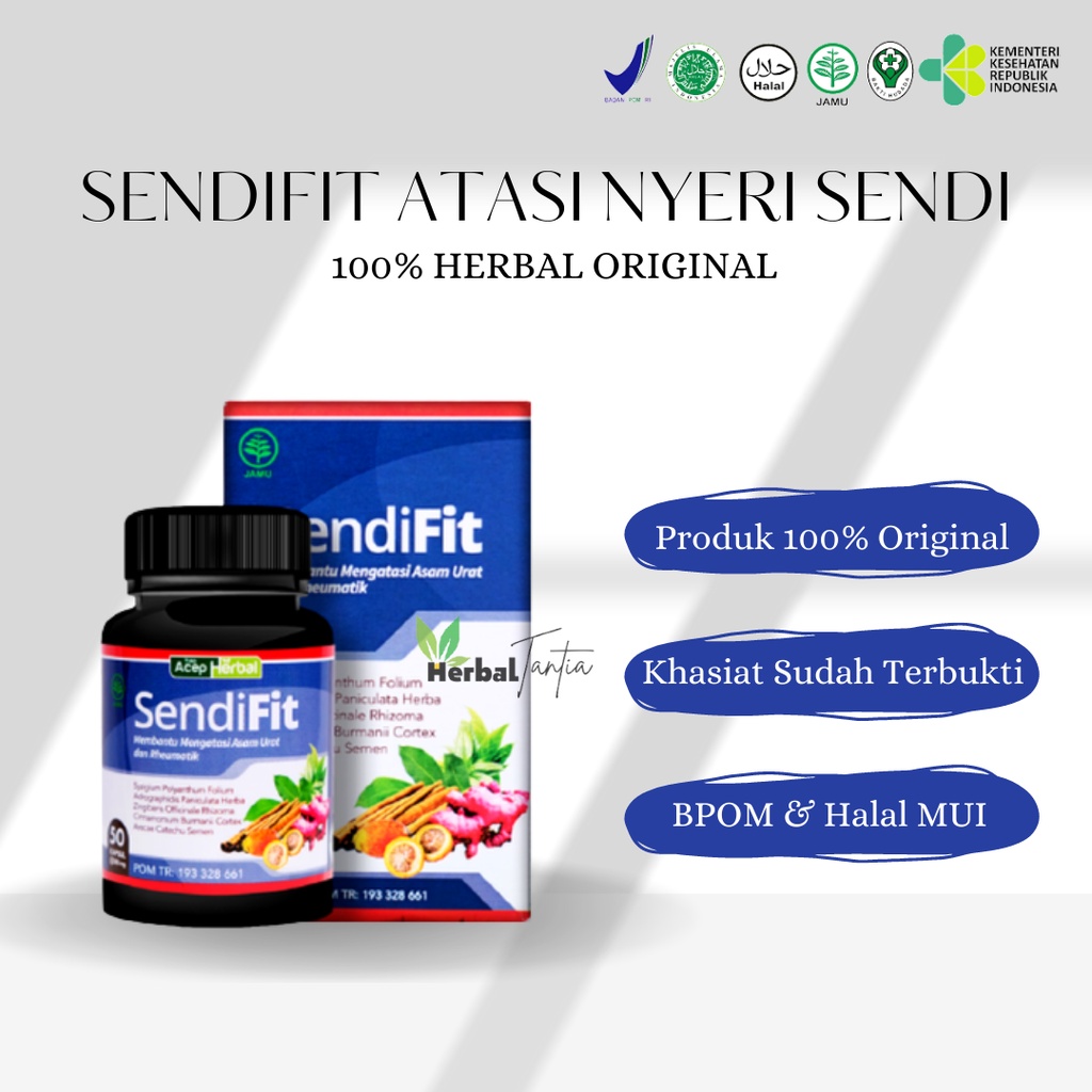 Jual Obat Herbal Khusus Untuk Nyeri Sendi Menahun - SendiFit 100% ...
