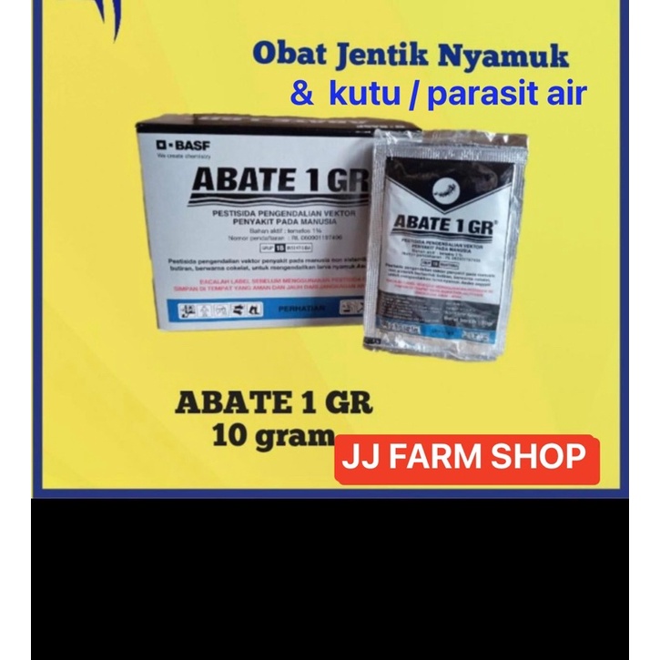 Jual ABATE 1GR 10gram obat nyamuk basmi nyamuk kutu / parasit di kolam ...