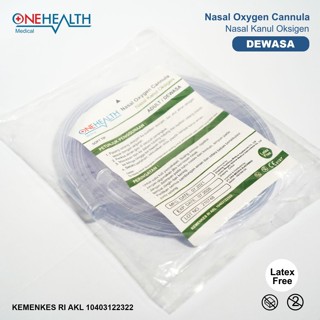 Jual ONEHEALTH NASAL OXYGEN CANNULA DEWASA/NASAL KANUL DEWASA | Shopee ...