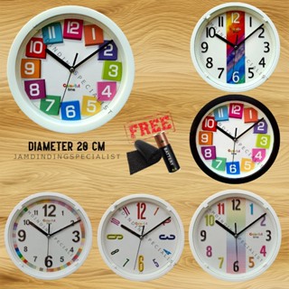 Jual JAM DINDING POLOS DIAMETER 25CM GROSIR TERMURAH MONZA 888 | Shopee ...