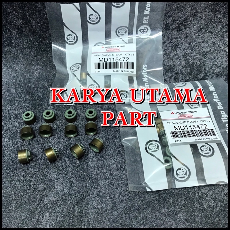 Jual seal klep mitsubishi T120SS/T120 ss 1set MD115472 | Shopee Indonesia