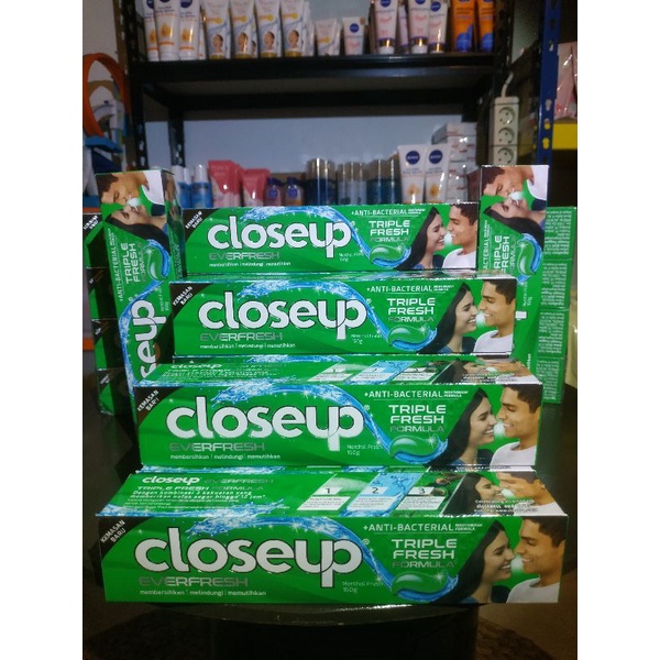 Jual Close Up Closeup Ever Fresh Anti Bacterial 160gr | Shopee Indonesia