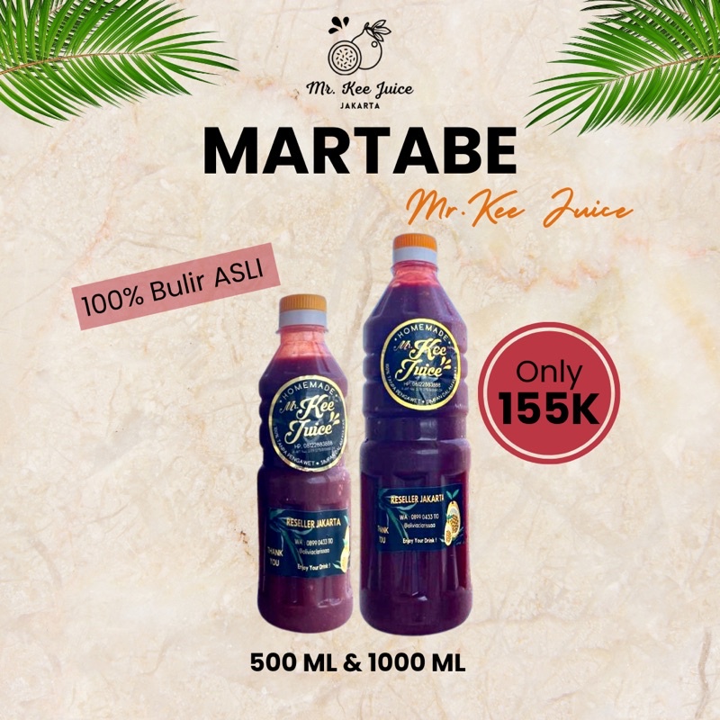 Jual Sirup Martabe Mr.Kee Juice 1000 ML (1 Liter) | Shopee Indonesia