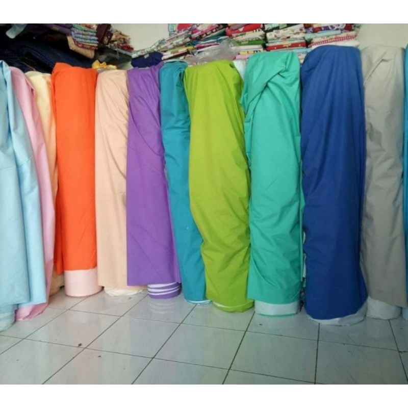 Jual Kain Meteran Waterproof | Bahan anti air Polos dan Ulir | Cocok ...