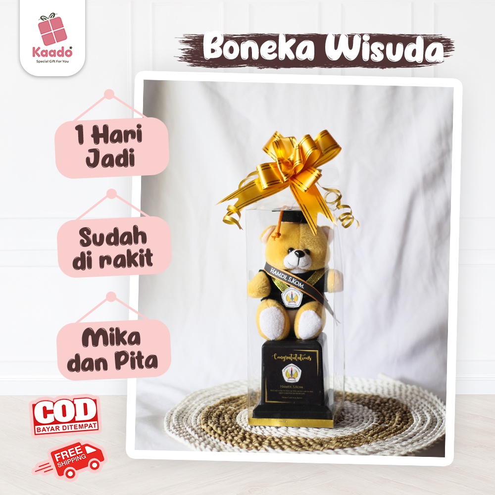 Jual PIALA TROPHY PILBON BONEKA WISUDA BERUANG | HADIAH HAMPERS WISUDA ...