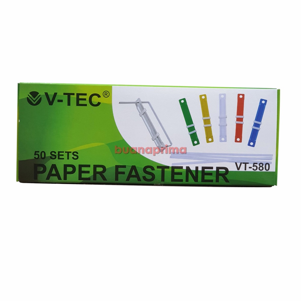 Jual Paper Fastener isi 50 pcs Klip Acco Clip Putih Warna Pengikat ...