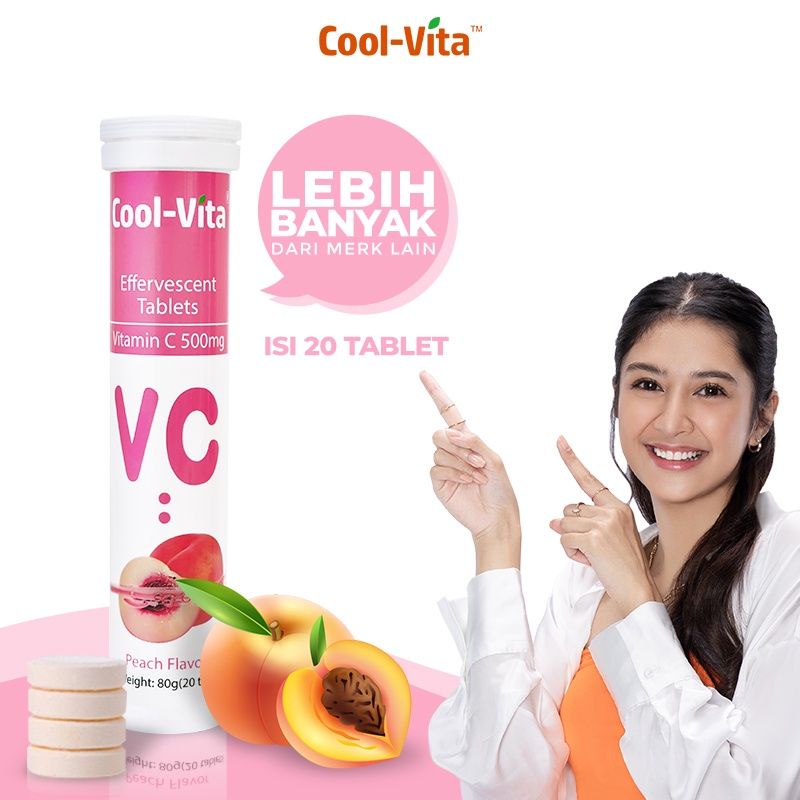 Jual CoolVita Effervescent Tablets Vitamin C 500mg | Shopee Indonesia