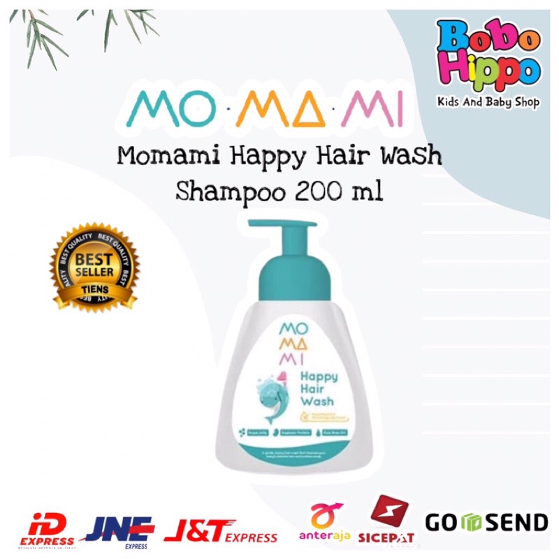 Jual Momami Happy Hair Wash Shampoo Foam 250 ml | Shopee Indonesia
