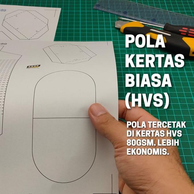 Jual Template/Pola Prakarya Kardus (No.261) : Helm Robot Unik Dengan ...