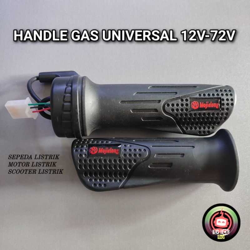 Jual HANDLE GAS UNIVERSAL 12V-72V SEPEDA LISTRIK MOTOR LISTRIK SKUTER ...