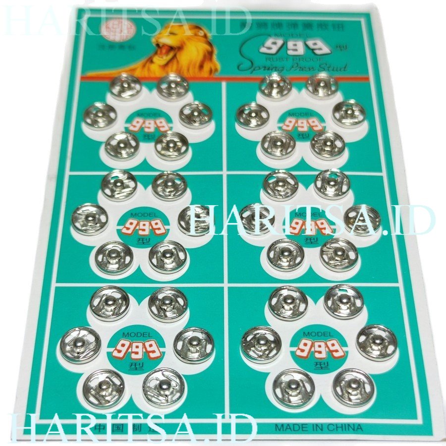 Jual Kancing Cetet / Kancing Jepret 999 Lion Brand | Shopee Indonesia