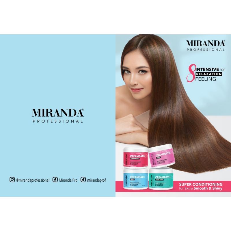 Jual Miranda Professional Creambath Rose | Shopee Indonesia