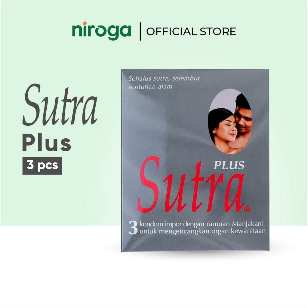 Jual SUTRA Plus - Kondom Impor Tipis Dengan Ramuan Manjakani (3 pcs ...