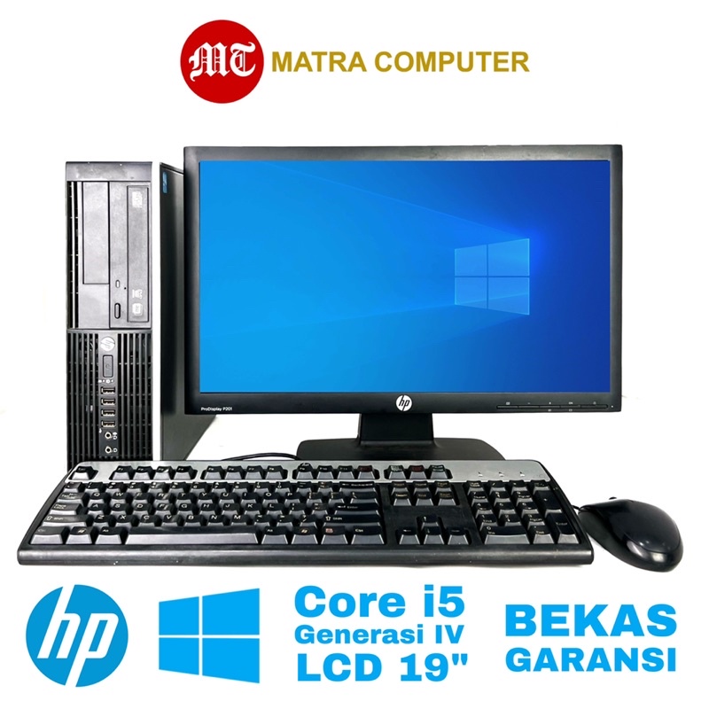 Jual Paket Komputer PC HP core i5 intel generasi 3 LCD 19 Elite 8300 ...