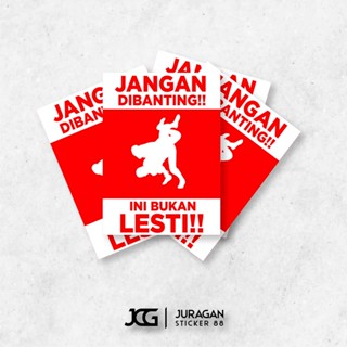 Jual STIKER LARANGAN /STIKER FRAGILE/STIKER FRAGILE LUCU/STIKER JANGAN ...