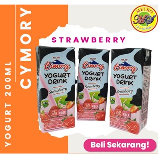 Jual METRO STORE - CiMORY Yoghurt Drink Kotak 200ml Strawberry Bliuberry Ready To Drink | Shopee ...