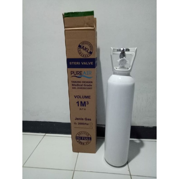 Jual Pureair Tabung Oksigen 1m3 / Tabung Oksigen 1 Meter Kubik | Shopee ...