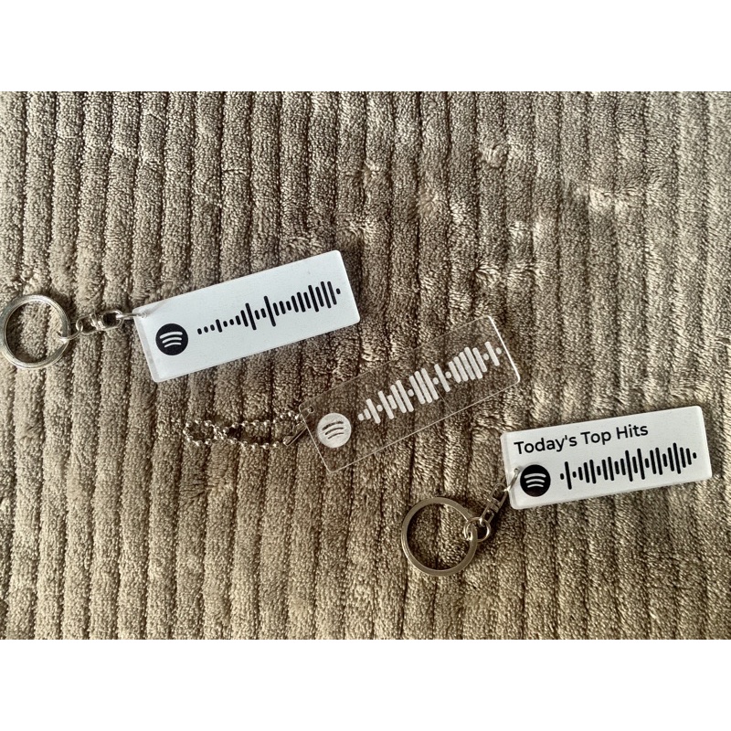 Jual Gantungan Kunci Akrilik Barcode Spotify Grafir, Spotify Stiker, QR ...