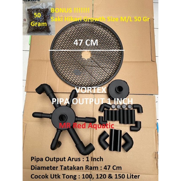 Jual Dudukan Tong Filter Vortex Pipa 1 Inch & Tatakan D 47 Cm Ram ...