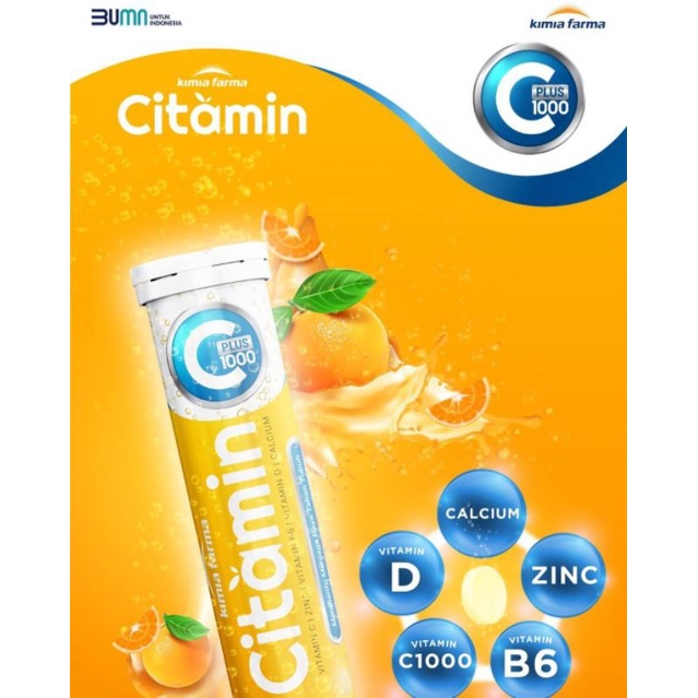 Jual Citamin C Plus 1000MG | Shopee Indonesia