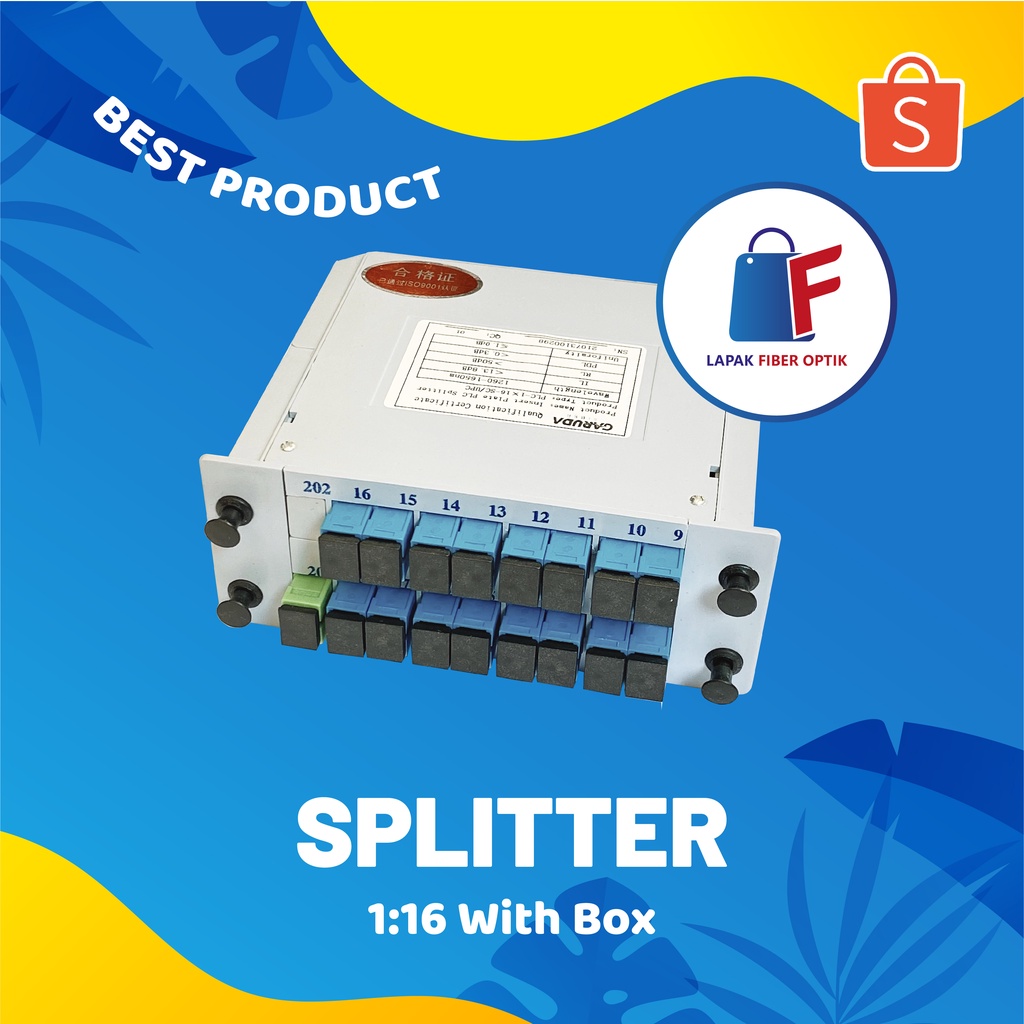 Jual Jual Splitter PLC 1:16 with Box/Spliter dengan Box | Shopee Indonesia