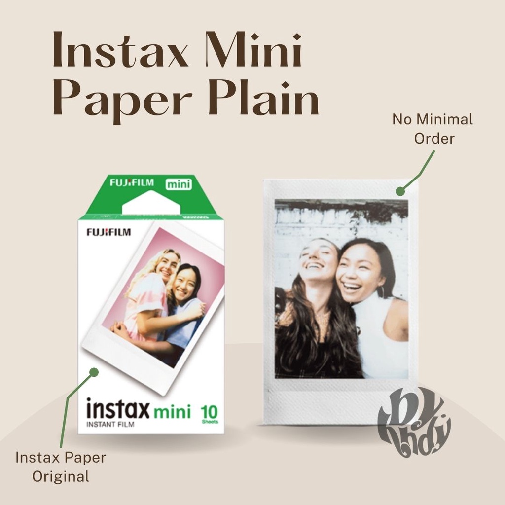 Jual Instax Mini Print Polaroid PLAIN PAPER (Instax Paper Original ...