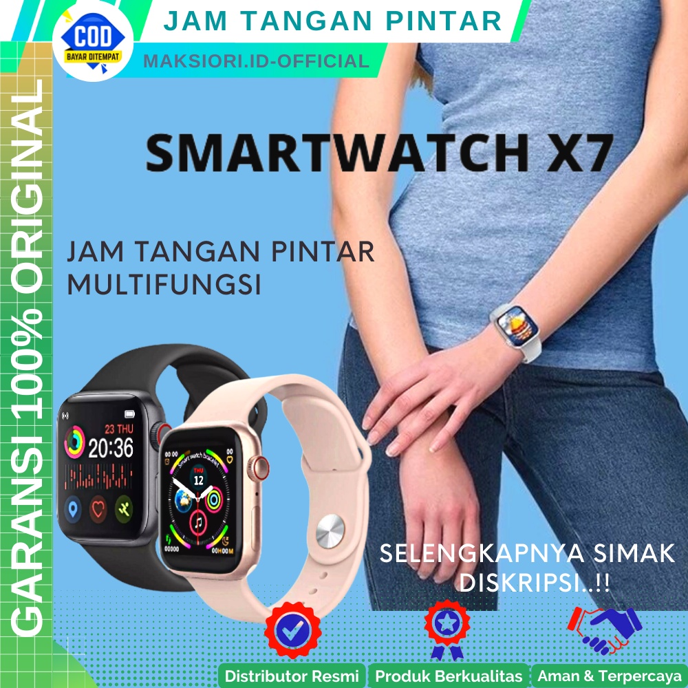 Jual Jam Tangan Pintar Multifungsi Jam Tangan Serbaguna SmartWatch X7 ...