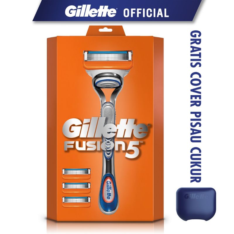 Jual Gillette Fusion 5 + Isi Refill Razor Alat Cukur | Shopee Indonesia