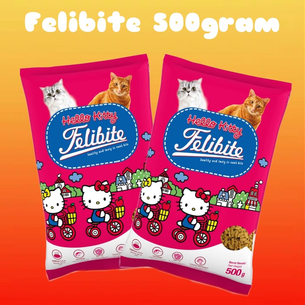 Jual FELIBITE 500gram MAKANAN KUCING FELIBITE KIBBLE DONAT/KIBBLE IKAN ...