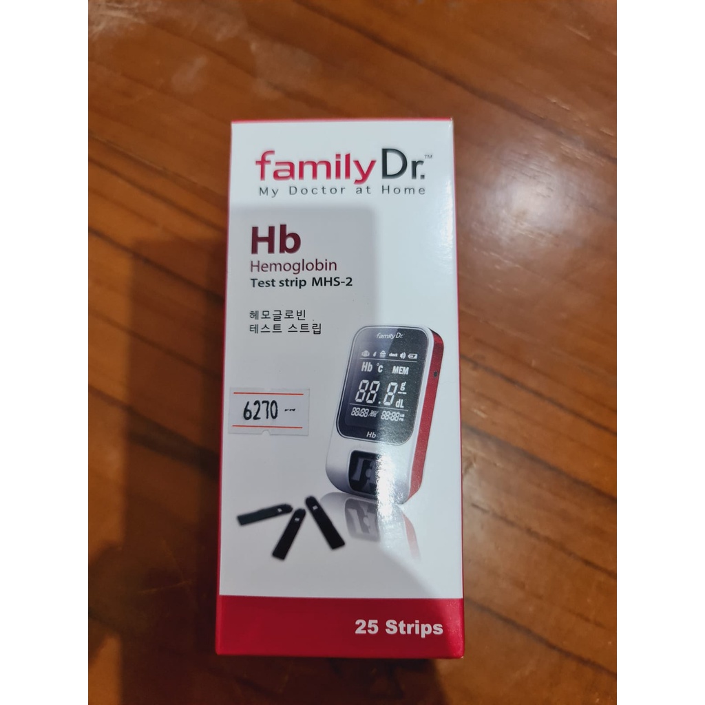 Jual FAMILY DR STRIP ISI ULANG TEST HEMOGLOBIN STIK HB 25 STRIP ...