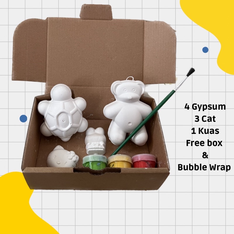 Jual SOUVENIR ULTAH ANAK DIY GYPSUM KIT | Shopee Indonesia