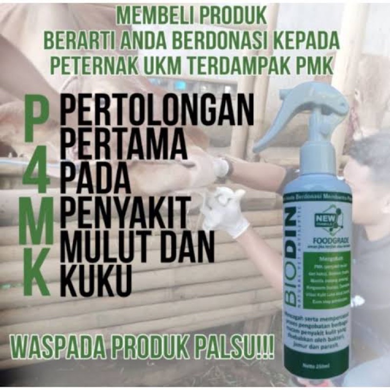 Jual BIODIN OBAT PMK SAPI AMPUH - UNTUK SAPI GAK MAU MAKAN DAN LUKA ...