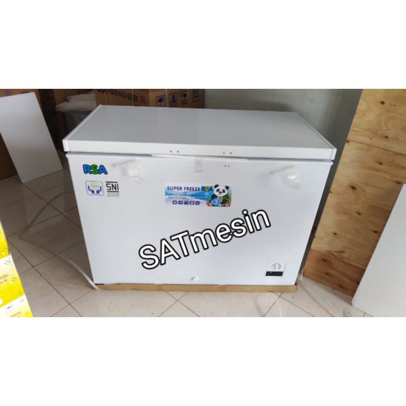 Jual chest freezer box RSA CF-310 kulkas pembeku Frozen food 310 liter ...